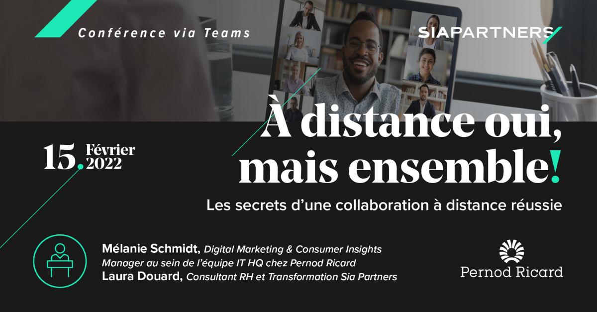 A distance oui, mais ensemble! - Webinaire